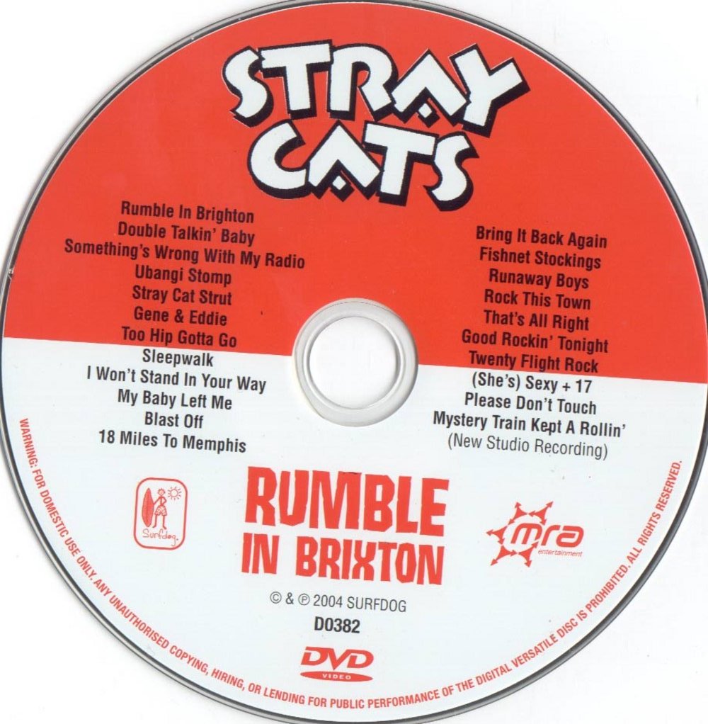Stray Cats Rumble In Brixton : DVD | DVD Covers | Cover Century | Over ...